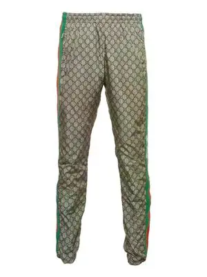Gucci Gg Supreme Track Pants - Grey