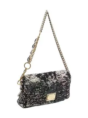 DOLCE & GABBANA Miss Charles Sequin Shoulder Bag