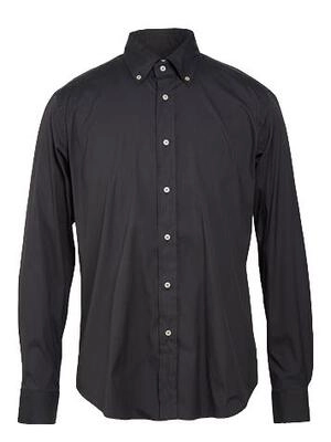 ROBERT FRIEDMAN Shirt Charcoal Size Cotton, Polyamide, Elastane - Grey
