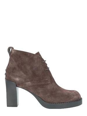 TOD'S Ankle Boots Dark Size Leather - Brown