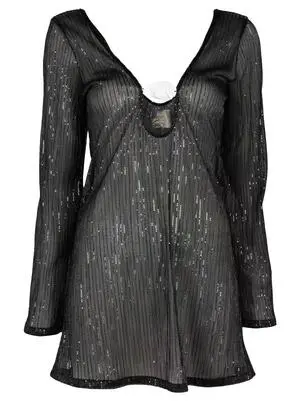 PALMACEA Kika Sequin-embellished Mini Dress