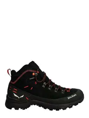 SALEWA Alp Mate Winter Logo-print Panelled Ankle Boots - Black