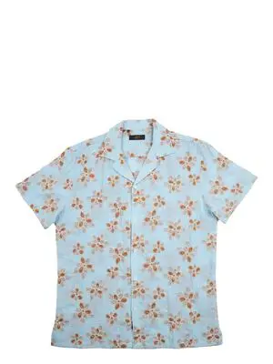 EIGHT X Serene Artisan Short Sleeve Shirt - Blue