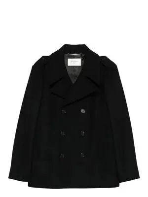 Saint Laurent Manteau M42 I Retouche Army Feu - Noir