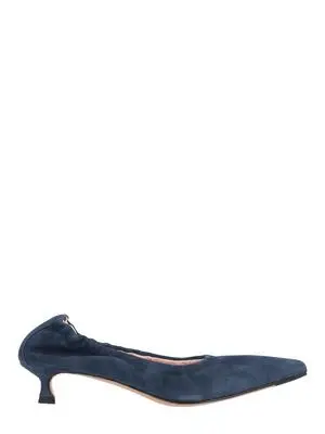 LA ROSE Decollete' Elast Camoscio Dark Blu