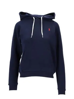 Ralph Lauren Prl Shrknhd Long Sleeve Sweatshirt Navy