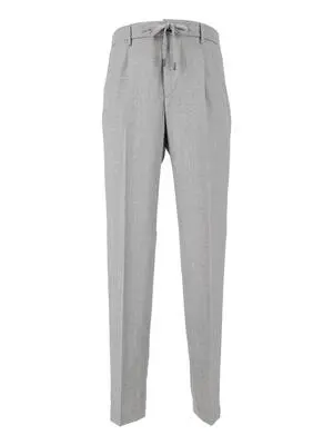 Peserico Man Trousers Grey