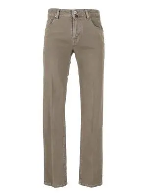 JACOB COHЁN Pant 5 Pkt Slim Fit With Zipper Bard Fast - Grey
