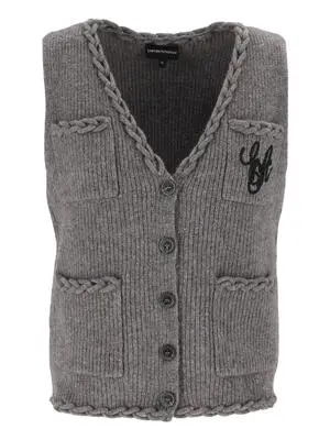 EMPORIO ARMANI WOMAN Waistcoat - Grey