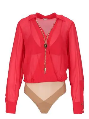Elisabetta Franchi Camicia A Body - Red