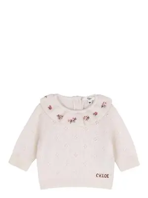 Chloé Completo Pull+pantalone - White