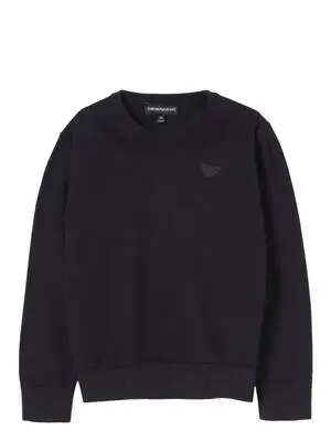 EMPORIO ARMANI Logo-patch Sweater