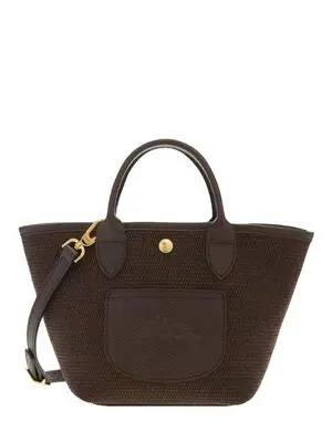 Longchamp Le Pliage Panier Xs Top Handle Bag - Mocha