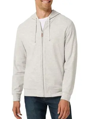 Travis Mathew Cloud Full Zip Hoodie Heather Grey