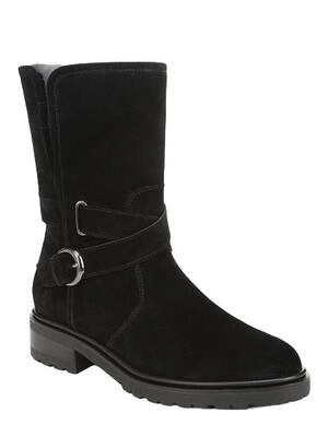 Sam Edelman Sophi Boot With Faux Shearling Trim Black