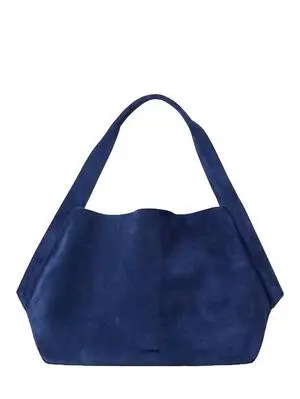 Shinola Derby Suede Shoulder Bag - Blue