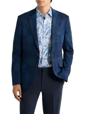 Etro Roma Jersey Sport Coat - Marine