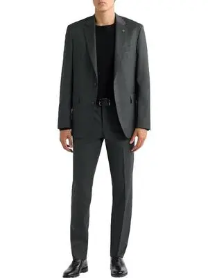 ALLSAINTS Ross Solid Wool Suit - Olive