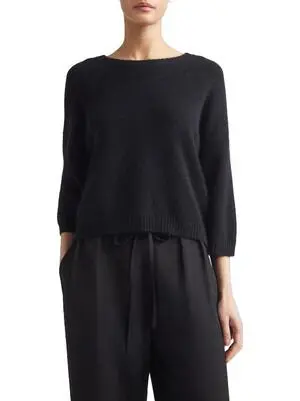 Loulou De Saison Azali Crewneck Sweater - Black