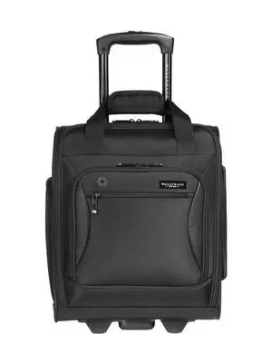 WALLYBAGS Solutions 16 Underseat Bag With Padded Electronics Pockets - Black