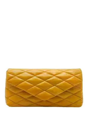 SAINT LAURENT Sade Quilted Clutch Bag