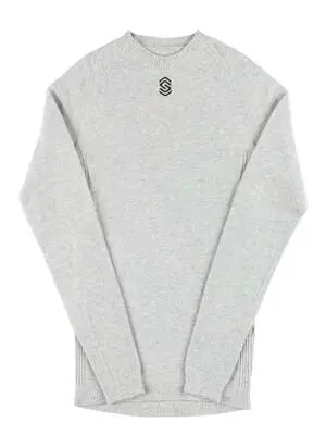 SILVERSKIN Stay Warm Logo-embroidered Long-sleeve T-shirt - Grey