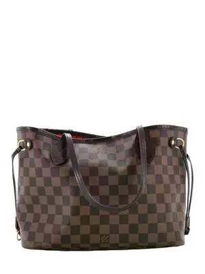 LOUIS VUITTON Neverfull Damier Pm Tote Bag - Brown