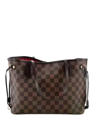 LOUIS VUITTON Neverfull Damier Pm Tote Bag - Brown