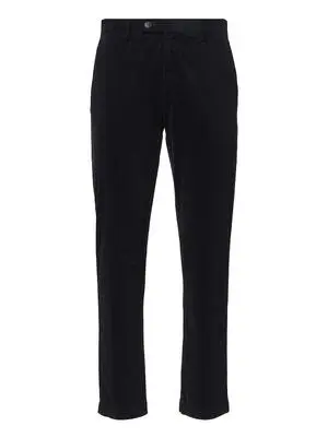 Sunspel Cotton Corduroy Straight Pants - Blue