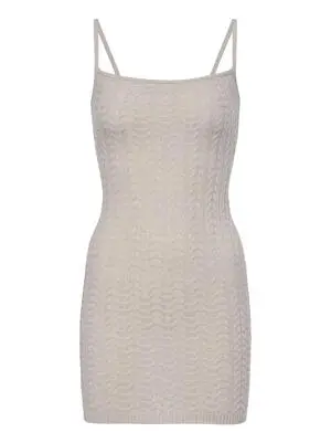 AYA MUSE Alia Wool And Alpaca-blend Minidress - Grey
