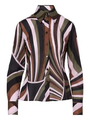 Emilio Pucci Iride Cotton Muslin Shirt - Multicoloured