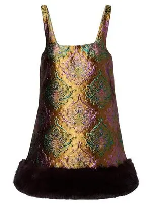 Retrofete Sulvie Brocade Minidress - Multicoloured