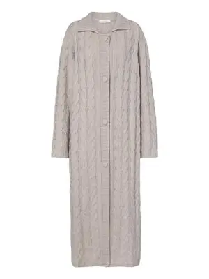 AYA MUSE Alia Wool And Alpaca-blend Cardigan - Grey
