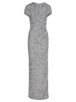 Rachel Gilbert Zayn Embellished Gown - Silver