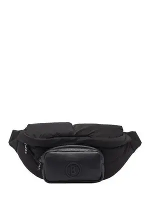 Bogner Runa Leather-trimmed Belt Bag - Black