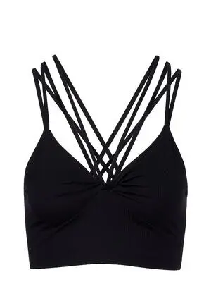 ERES Danica Ribbed-knit Sports Bra - Black