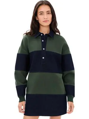 SEROYA Elaria Tunic Dress - Evergreen/atlantic