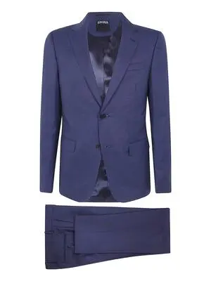 Zegna Regular Suit "z Luxury Tailoring - Blue