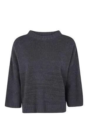 Fabiana Filippi Short Sleeve Sweater Falcon - Brown