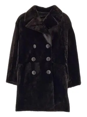 DESA 1972 CABAN DOPPIOPETTO IN SHEARLING