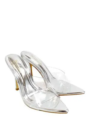Frederick's Of Hollywood Adella Stiletto - Silver