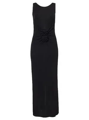 Huishan Zhang Eleni Jersey Midi Dress - Black