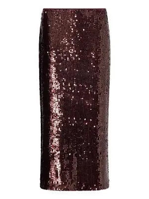 Simkhai Nikki Sequin-embellished Midi Skirt - Fig