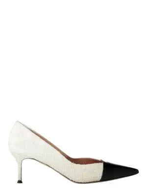 AQUAZZURA Orbit Contrast-toe Pumps Neutrals