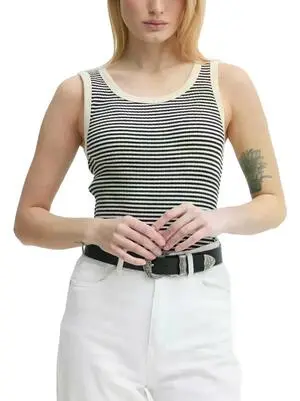 Marc O'polo Striped Knitted Top - Black
