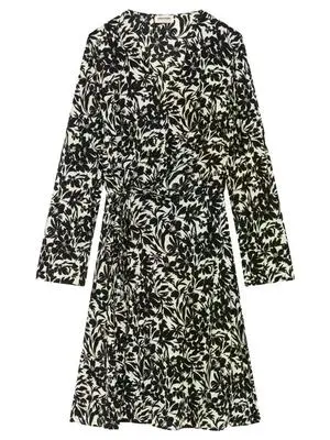 ZADIG&VOLTAIRE Remoir Soft Night Flowers Midi Dress