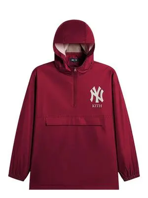 Kith For The New York Yankees Oliver Parka 'garnet - Red