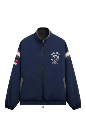 Kith For The New York Yankees Reversible Hugo Jacket 'nocturnal - Blue