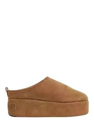 Balenciaga Alaska Platform Mules Brown