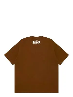AAPE BY *A BATHING APE Moonface Graphic-print T-shirt - Brown